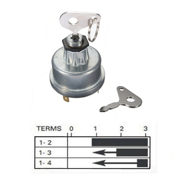 4 Position Ignition Switch - Off/Ignition/Pre-Heat/Heat Start ...