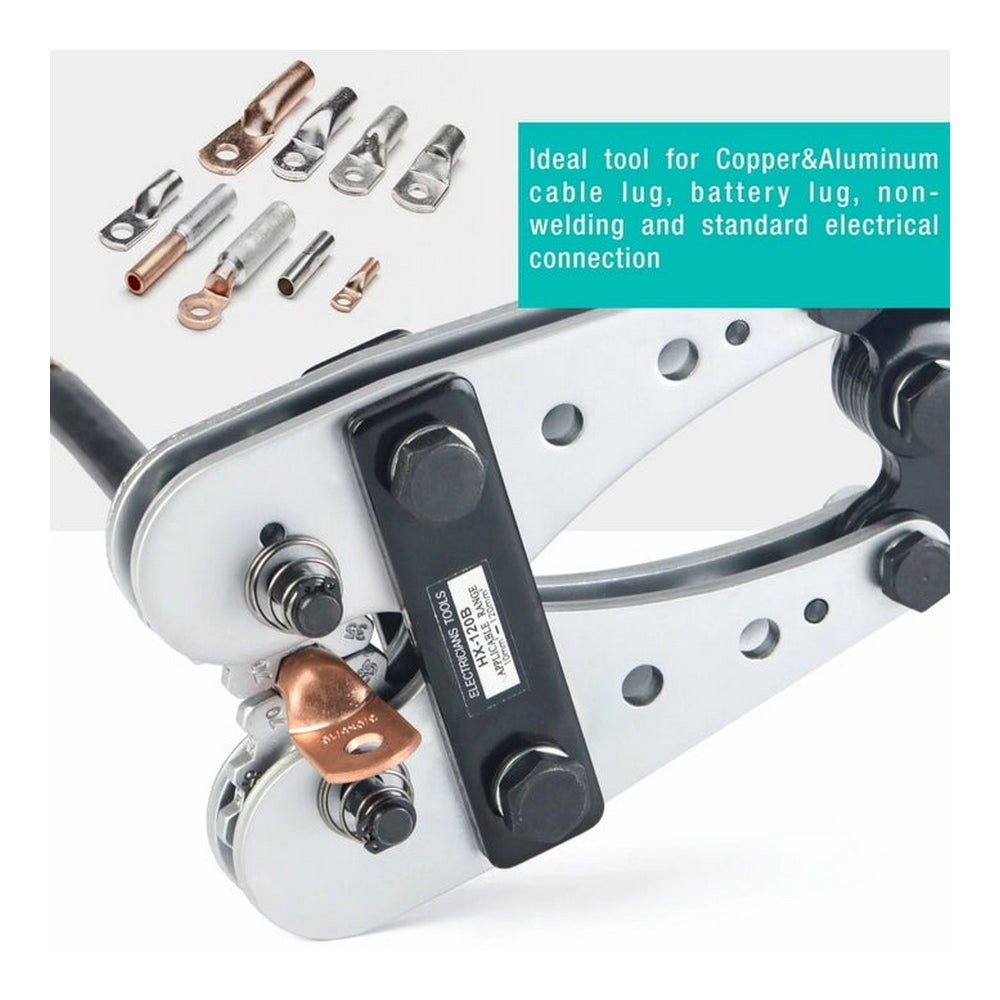 Copper Tube Terminal Crimping Tool 10-120mm - Furneaux Riddall