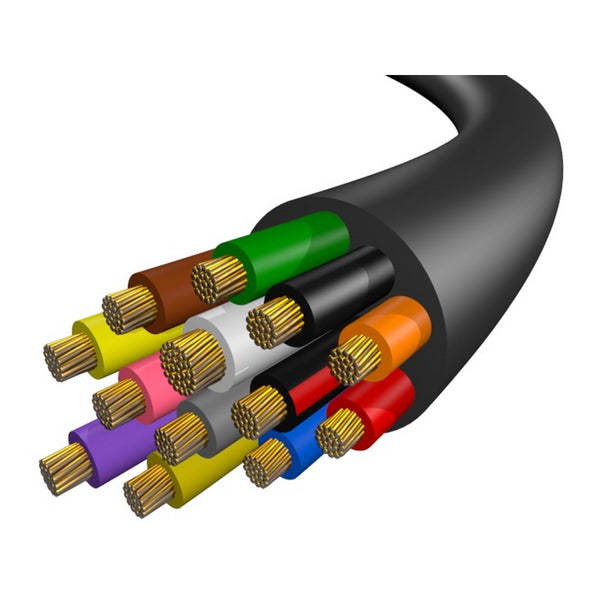 13 CORE THIN WALL CABLE 1.5MM/16 AWG 21A - Select Size - Furneaux Riddall