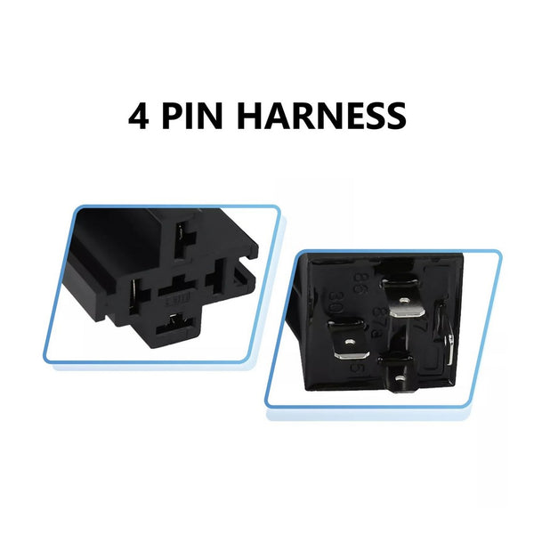 Prewired 4 Pin Mini Relay Socket Holder Harness - Furneaux Riddall