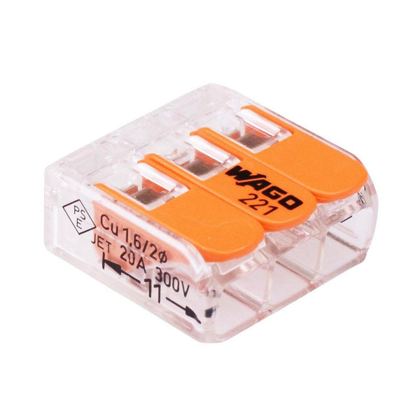 Wago 221 Connector 3-Way - Furneaux Riddall