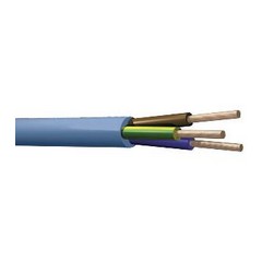 6mm 3 Core Artic Blue Flex Cable Cut to Length - Furneaux Riddall
