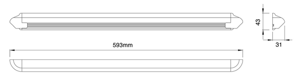 Labcraft Astro LED Awning Light 12V LL2CW500 - Furneaux Riddall
