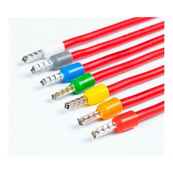 Black 1.5mm Cord End Terminals - Boot lace Ferrules - Furneaux Riddall